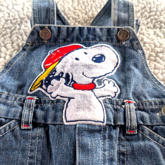 Baby Snoopy | One Pieces | Baby Snoopy Denim Overalls 36 Months ...